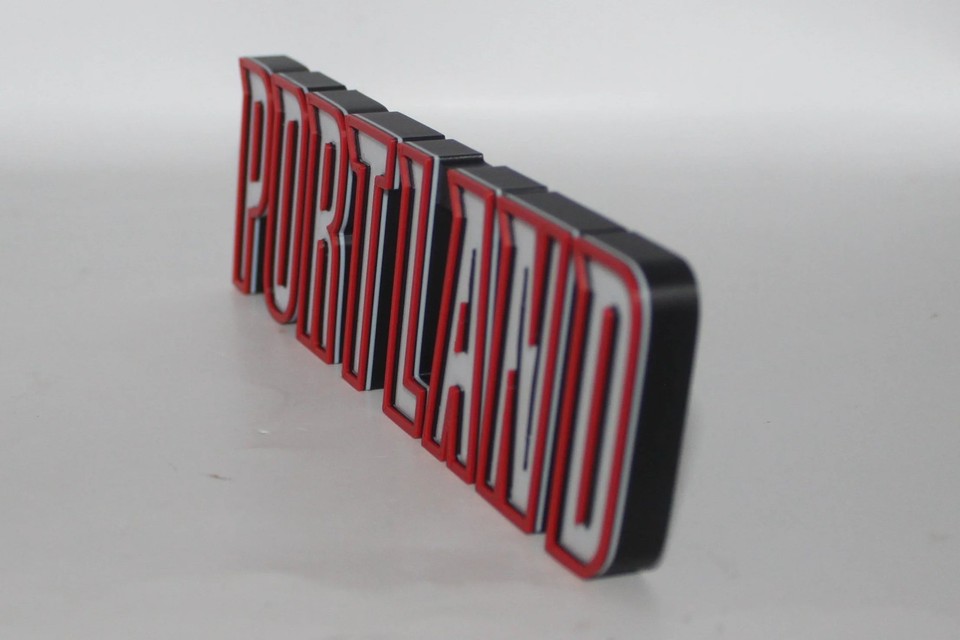 Portland Trail Blazers 3D printed Logo Sign Wall Desk Shelf Art | eBay