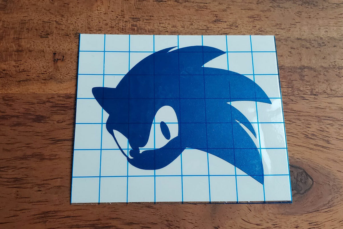 Sonic the Hedgehog logo decal sticker with transparent transfer film | eBay