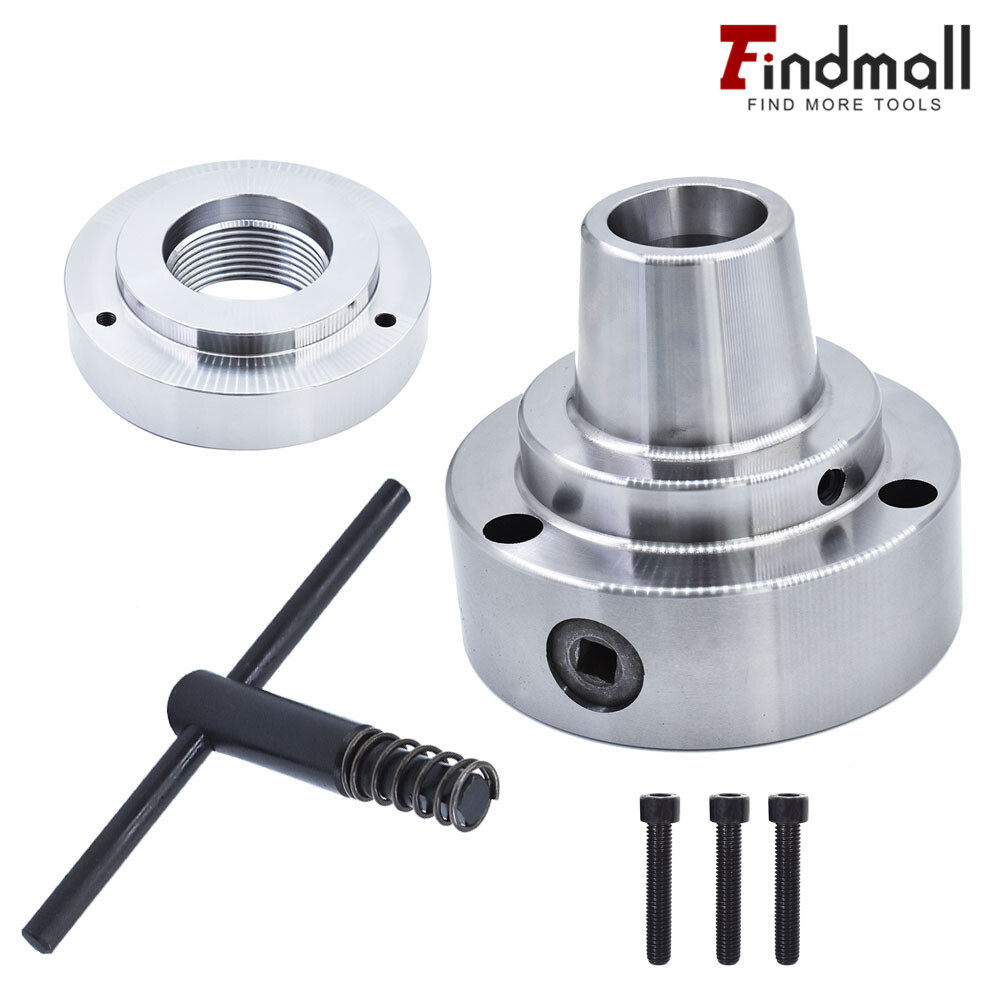 Findmall 5C Collet Lathe Chuck Closer With Semi-finished Adp 2-1/4" x 8 ...