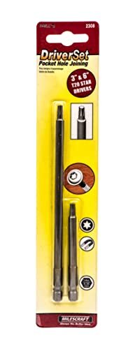 2308 Driverset 3inch And 6inch T20 Trox Driver Bits For Pocket Hole ...