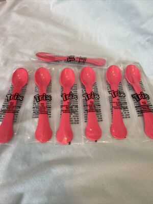 7 Trix Plastic Spoons 6.5” Long, Red NEW | eBay