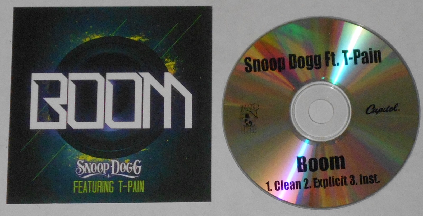 Snoop Dogg T-Pain Boom x3 U.S. promo cd | eBay