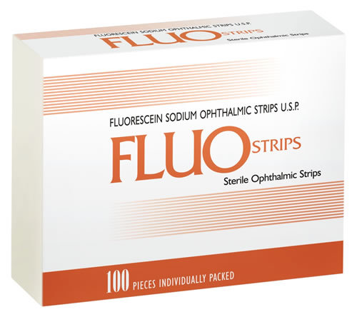 100 Fluo Strips Fluorescein Ophthalmic Strips Fluorets Veterinary ...