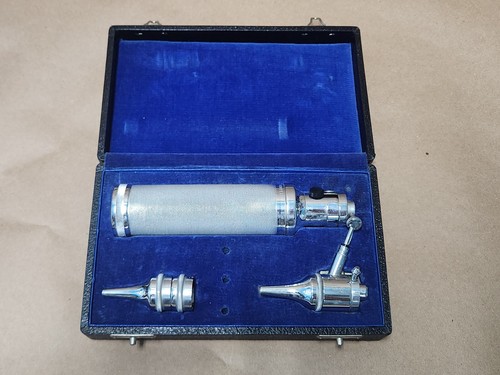 WORKING Vintage Propper Otoscope Ophthalmoscope Original Case ...