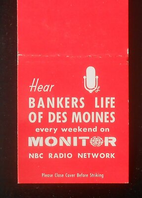 1960s Bankers Life Company on Monitor NBC Radio Network Des Moines IA ...