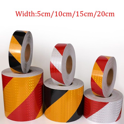 Reflective Safety Warning Tape Sticker Roll Strip Arrow Decal For Car ...
