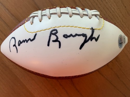 SAMMY BAUGH Signed Autographed Mini Football NFL HOFer Redskins QB ...