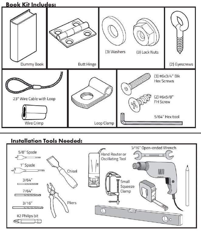 InvisiDoor™ Secret Book Latch | eBay