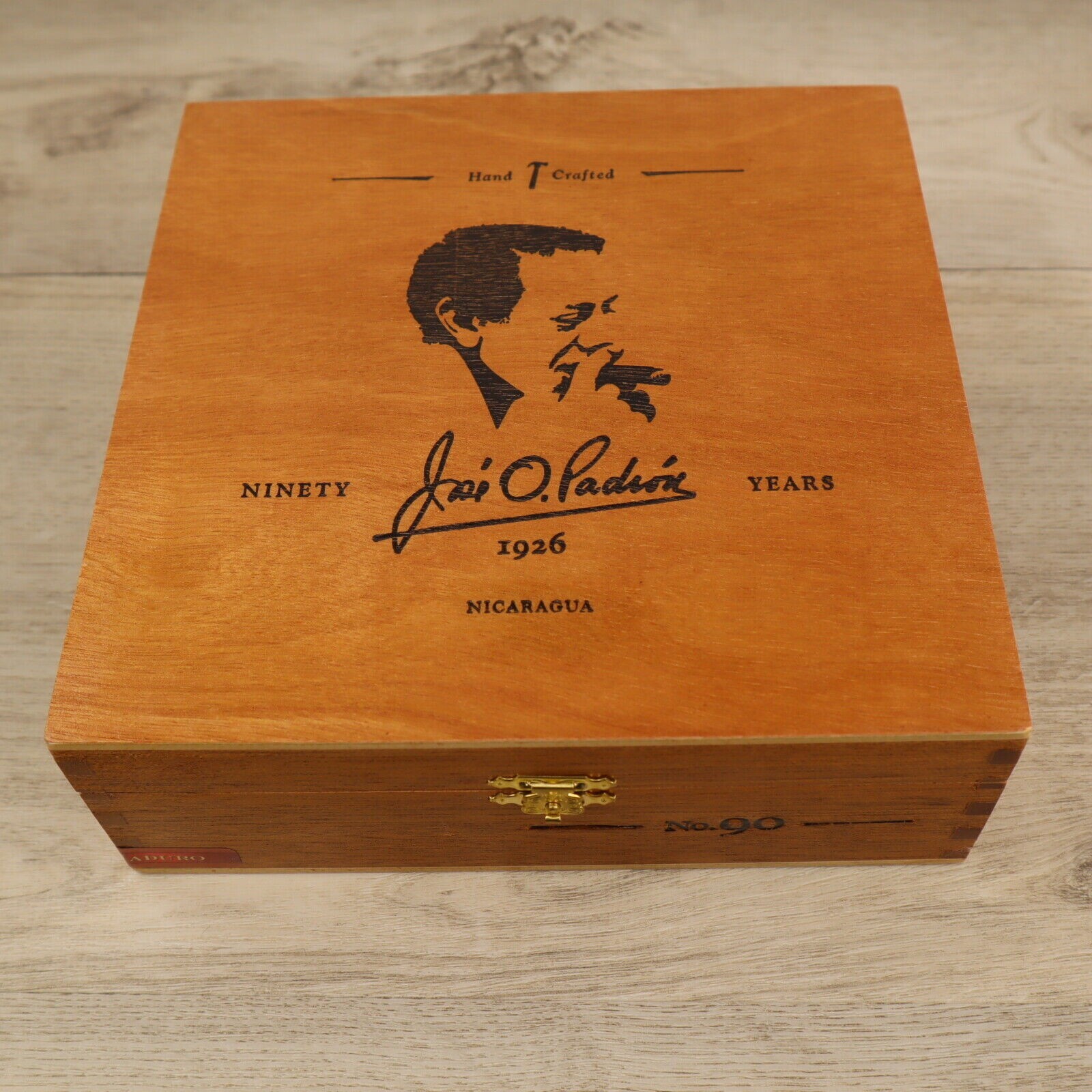 Padron Handmade Cigar Box Empty 90 Years 10 Cigars Wood Brown Empty | eBay