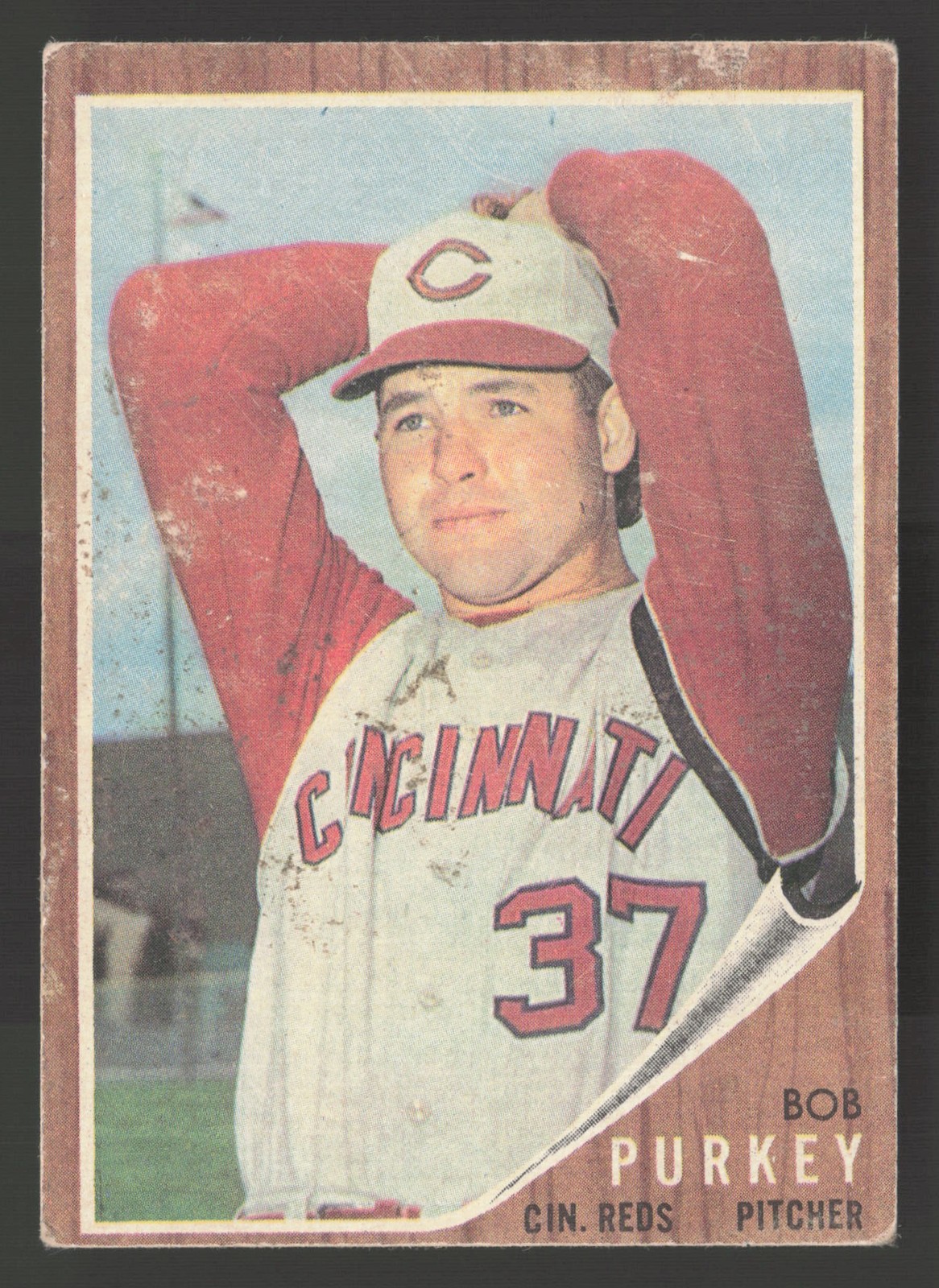 Bob Purkey 1962 Topps #120 Cincinnati Reds VG SU MK | eBay