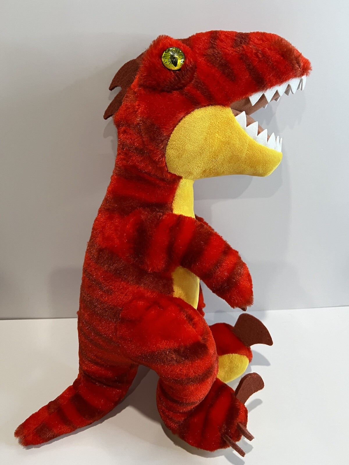 Build A Bear Red Dinosaur T REX Velociraptor Raptor Plush 19" | eBay