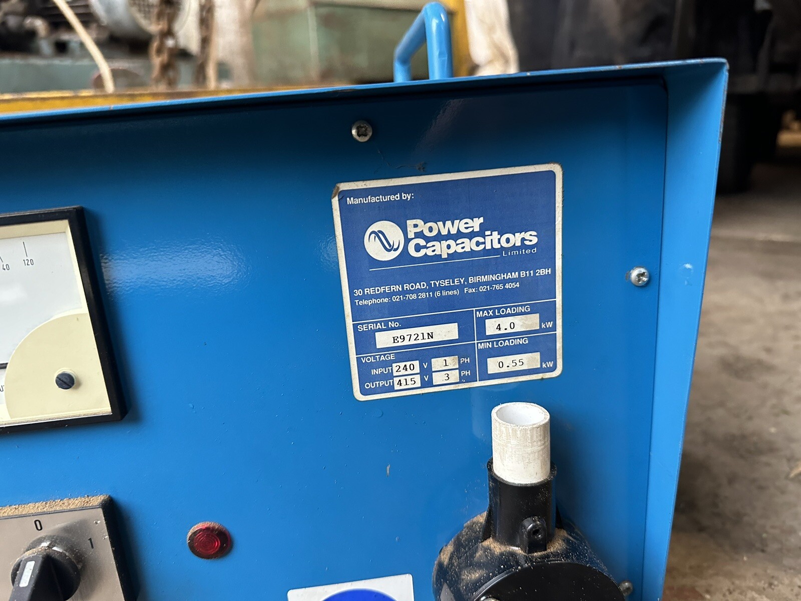 TRANSWAVE Static Converter 4 kw Single to | Grelly UK