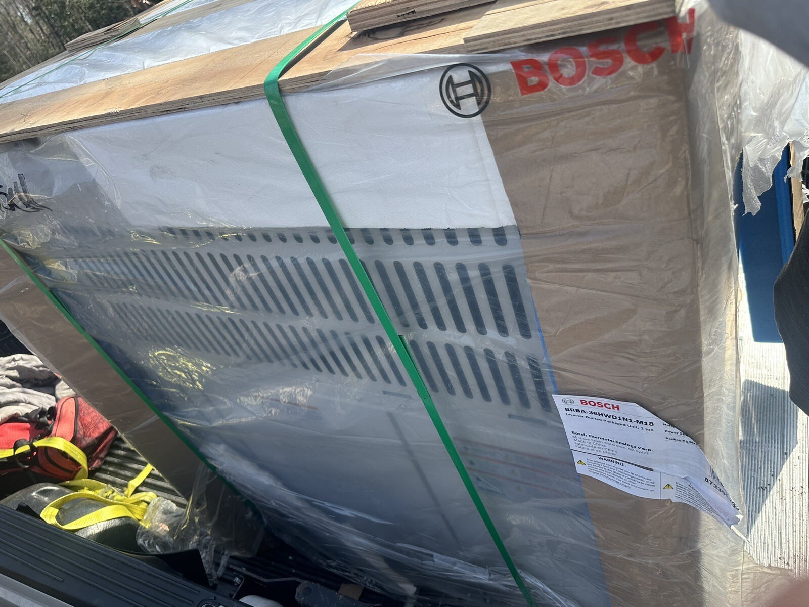 Bosch 3 Ton Package Unit BRBA-36HWD1N1-M18 , 18.5 SEER2, R410A Inverter ...