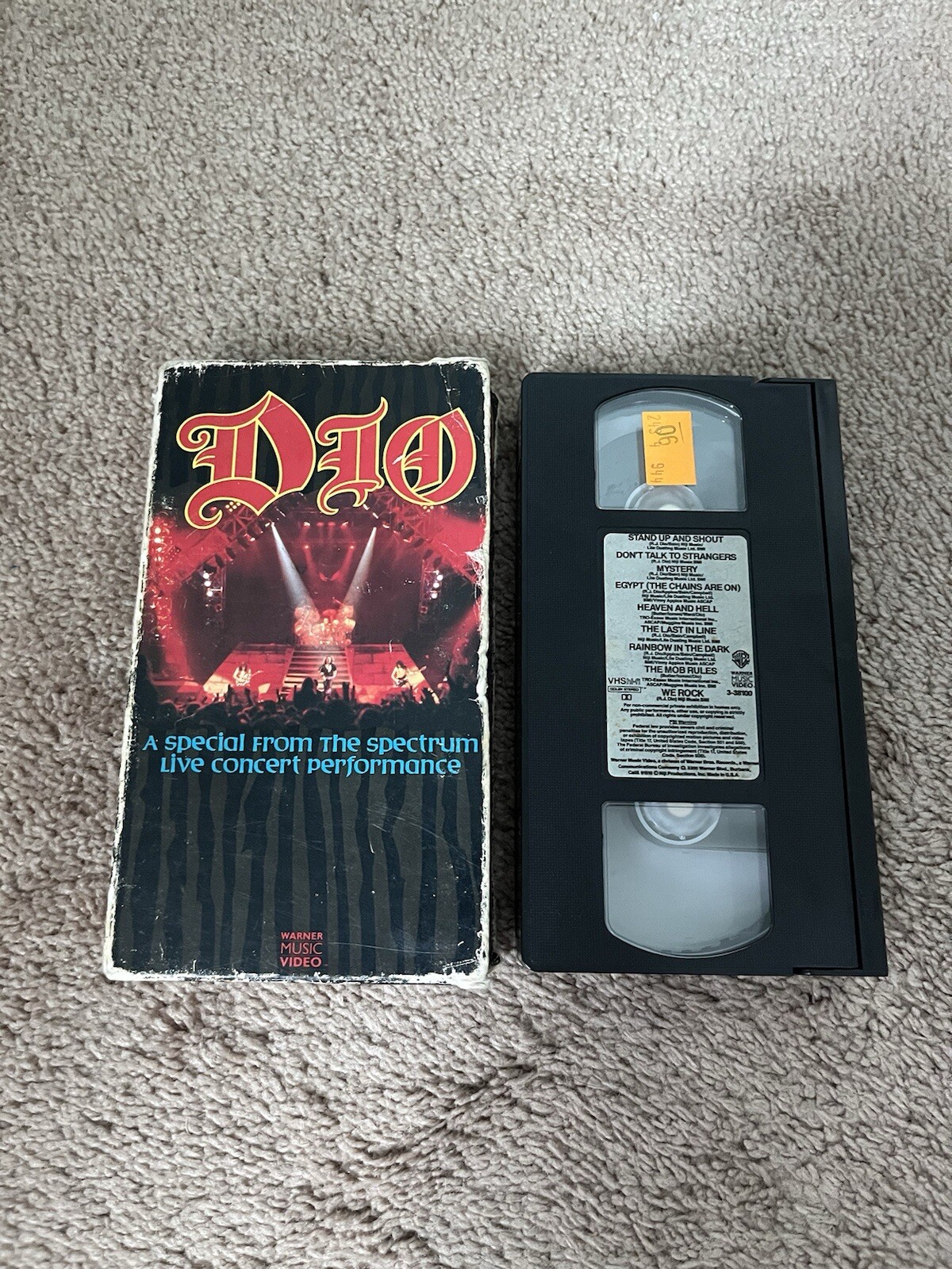 Dio A Special From The Spectrum VHS 1984 RARE TESTED VCR Concert | eBay