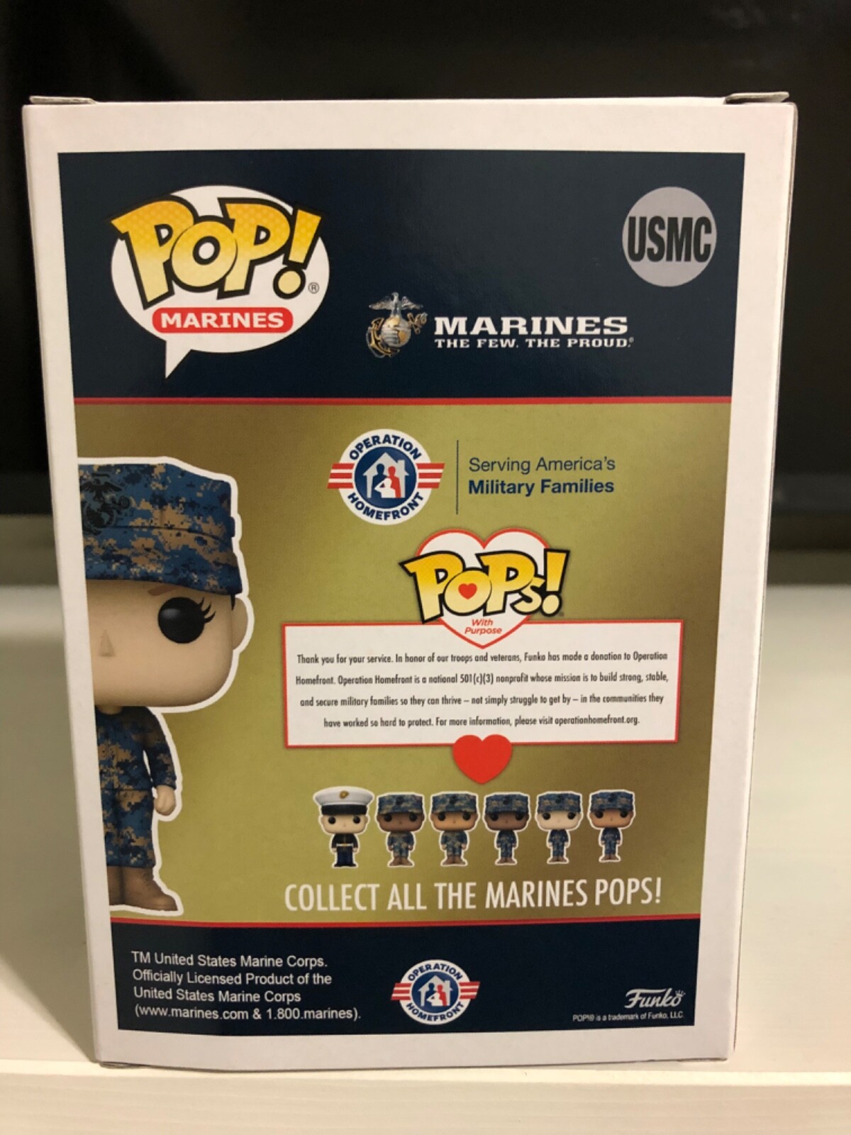 United States Marine Corps Funko Pop Utility Uniform USMC Marine ...