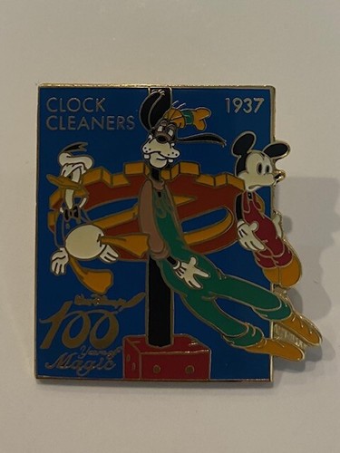 M&P Goofy Donald Mickey Clock Cleaners 100 Years Of Magic Disney Pin ...