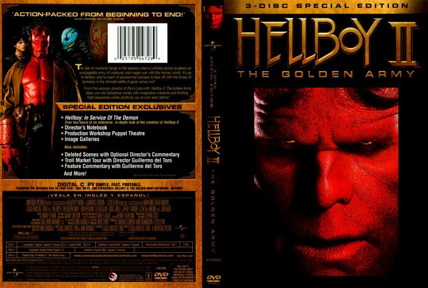 Hellboy 2 The Golden Army Dvd