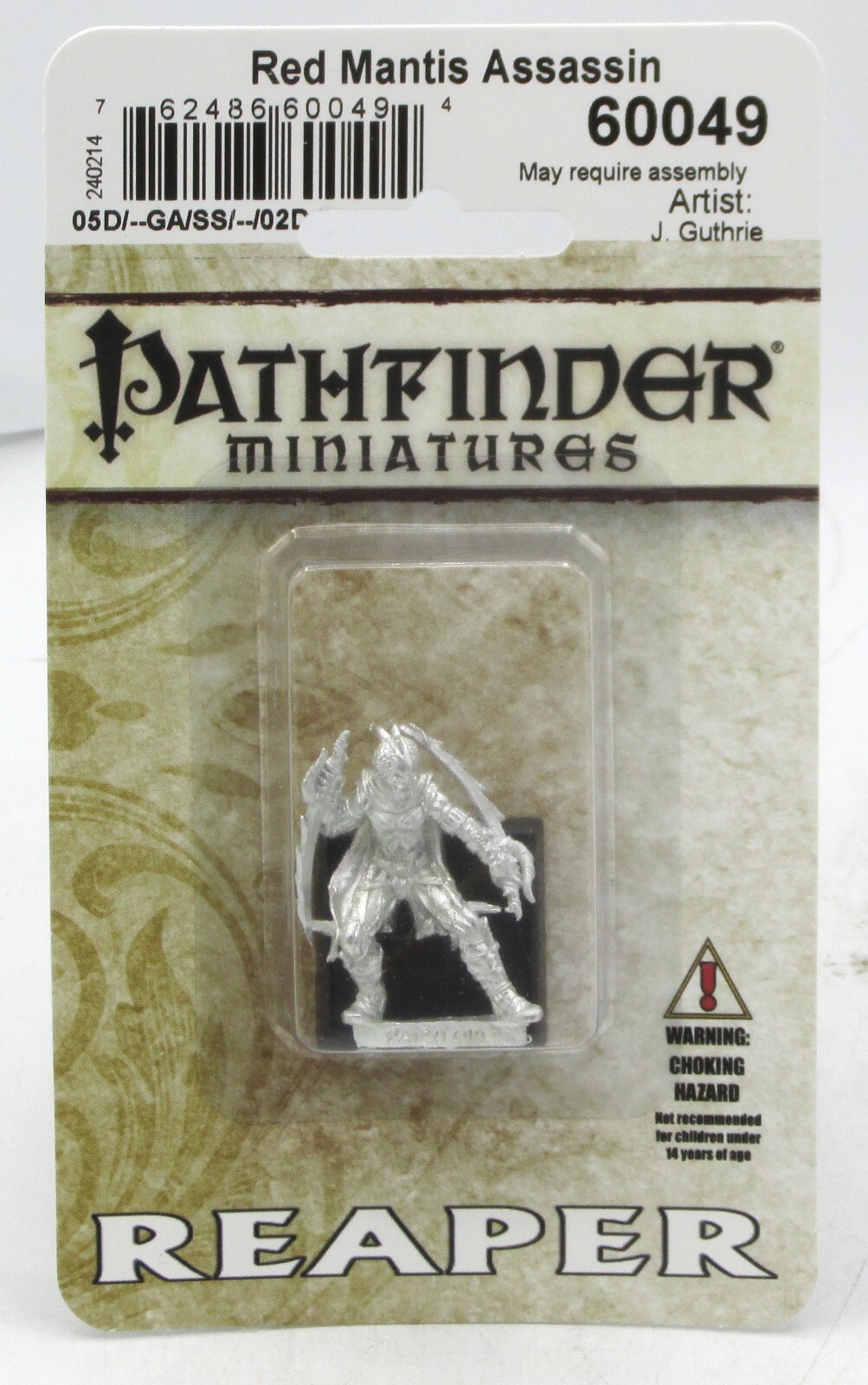 Reaper 60049 Red Mantis Assassin (Pathfinder) Warrior-Rogue Fighter ...