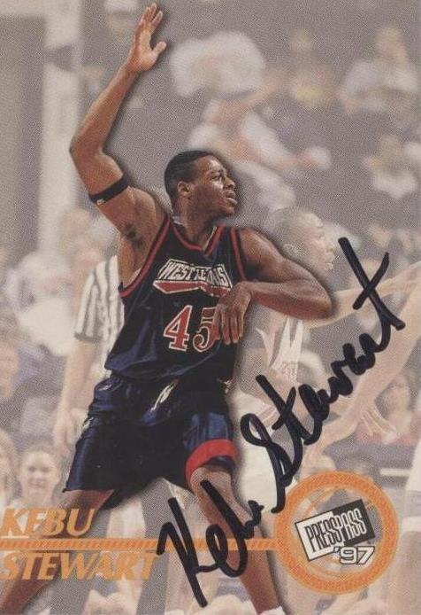 1997 Press Pass - Certified Authentic Autographs Kebu Stewart (AU, RC ...