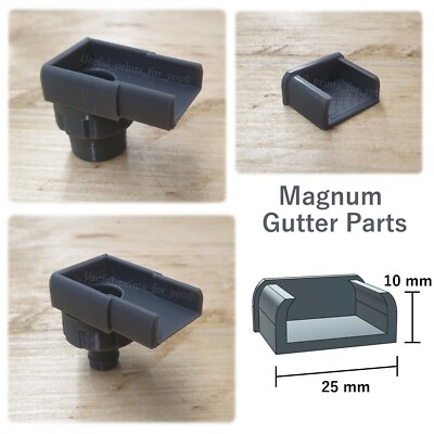 Magnum Greenhouse Gutter Outlets Blank End Hose For Water Butt Plants ...