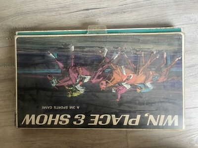 Win, Place & Show 1966 Vintage Board Game Horse Racing 3M Sports | eBay