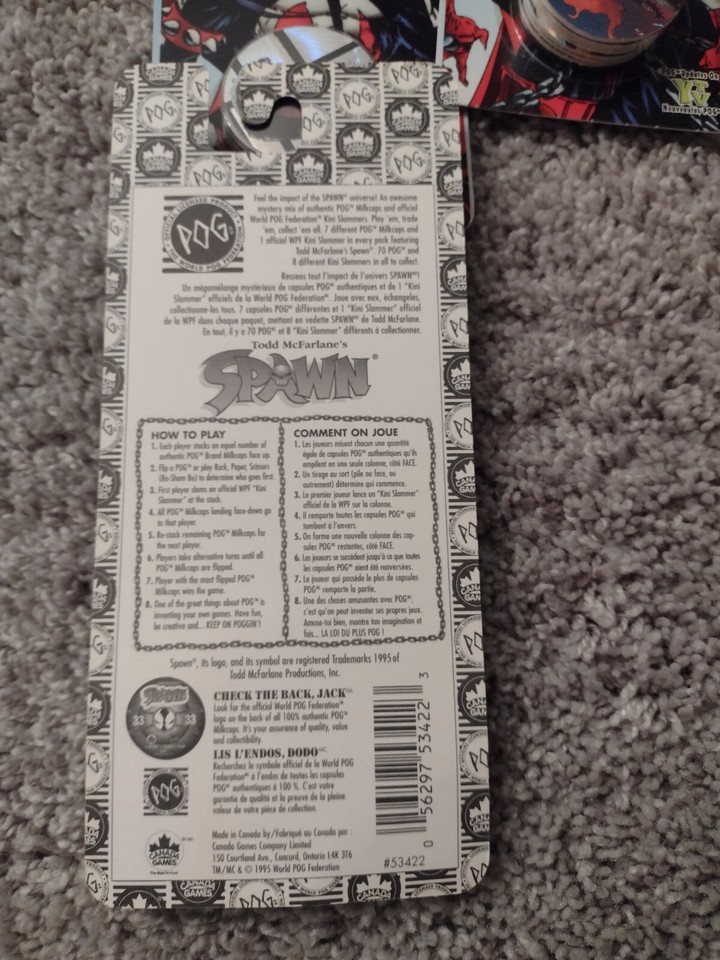 Spawn Pogs & Slammer Todd Mcfarlane NIB Sealed 1995 Holofoil | eBay