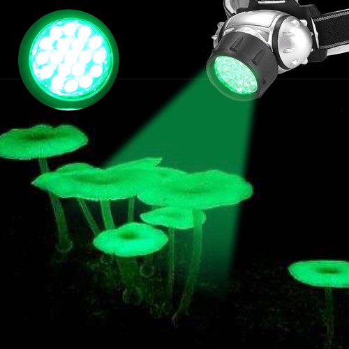 19LED Green Headlights LED Plant Growth Fill Light For Climbing Travel ...