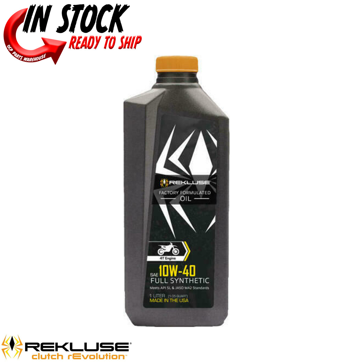 Rekluse Full Synthetic Engine Oil 10W-40 1 Liter | eBay