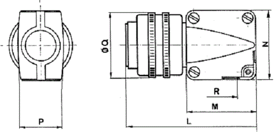 Jaeger MIL SPEC CIRCULAR CONNECTOR PLUG 4-Way Male Pin Contacts, Solder ...