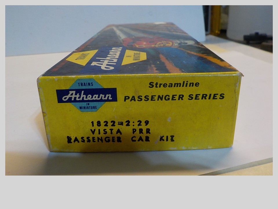 HO Vintage Athearn Kit#1822-229 Pennsylvania RR Streamlined Vista Dome ...