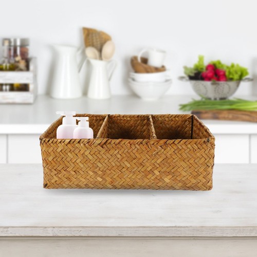 Desktop Storage Box Organizer Basket Small Sundries Multi-function | eBay