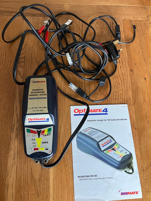 Optimate 4 Motorbike charger | eBay UK