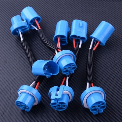 Kit 5pcs Headlight Connector Socket Fog Driving Light Fit for 9007 9004 ...