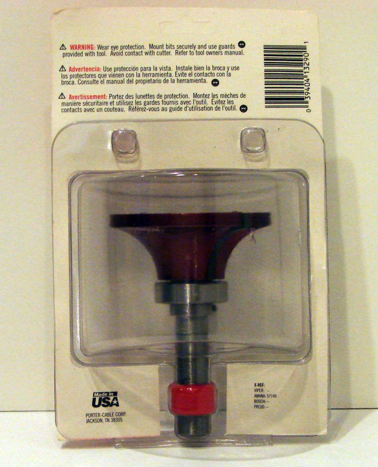 Porter Cable 43930PC Solid Surface Under Round Carbide Tip Router Bit ...