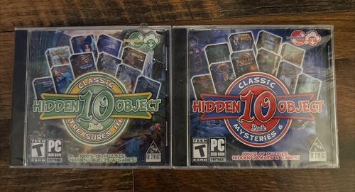 Hidden Object Classic Treasures III and Mysteries 6 DVD-Rom New Sealed ...
