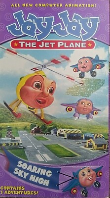 RARE Jay Jay The Jet Plane Soaring Sky High VHS Tape 2002 Computer ...