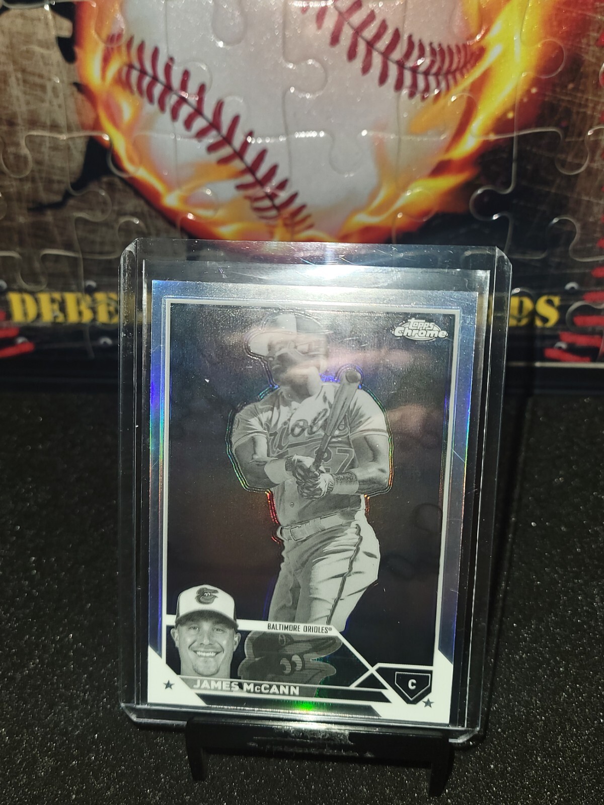 2023 Topps Chrome Update James McCann Negative Refractor #USC7 Orioles ...