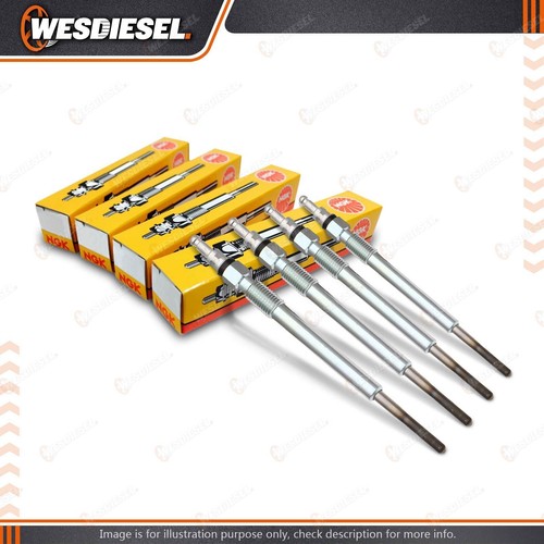 4 x NGK Glow Plugs fit Peugeot 207 307 308 3008 Partner HDI 1.6L 4Cyl ...