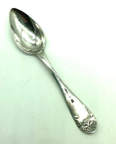 Sweden Gammal Fransk Early 1800s Sterling Silver Tea Spoon 5" Antique ...