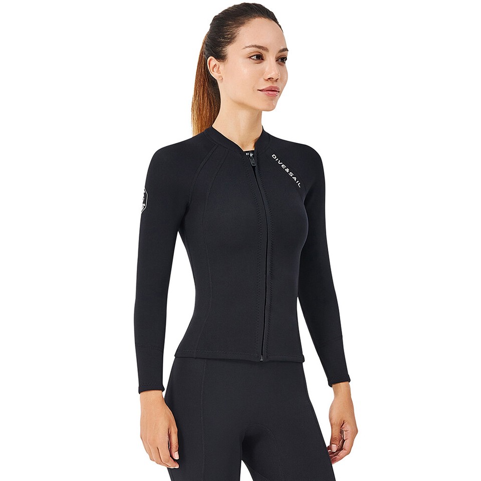 DIVE SAIL Women Diving Long Sleeve Jacket Scuba Snorkeling Surf Wetsuit ...