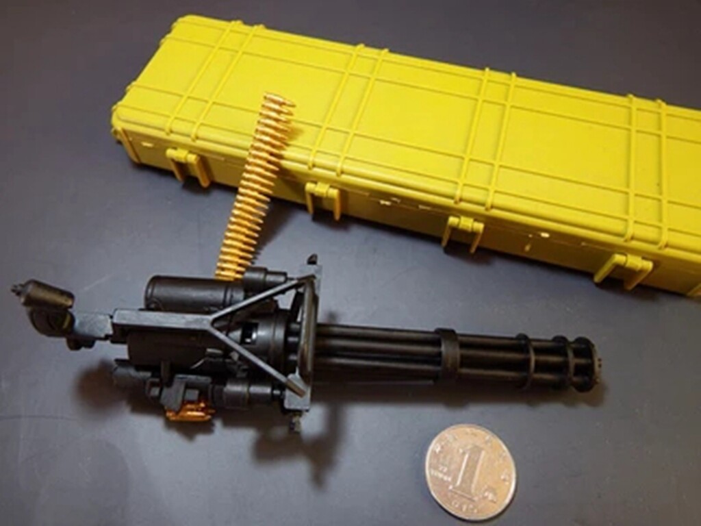 [XM] For 12" Minigun Gatling 1/6 Ratio M134 Machine Gun Our Army ...