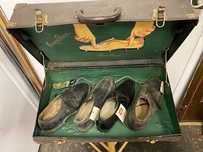 VINTAGE KNAPP SHOES SALESMAN'S DISPLAY CASE ADVERTISING | eBay