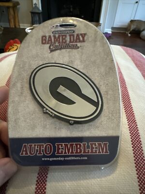 GEORGIA BULLDOGS CAR EMBLEM CHROME DAWGS G LOGO UNIVERSITY AUTO TRUCK ...