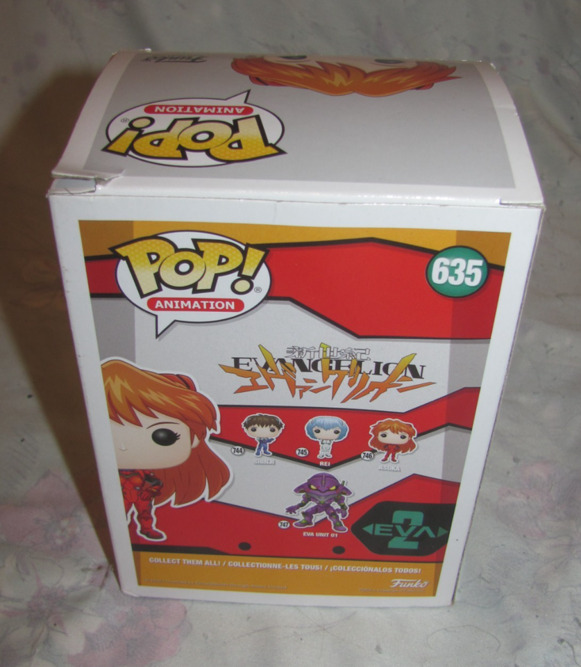 Funko Pop Animation #635 Evangelion Asuka Langley Figure with Box | eBay