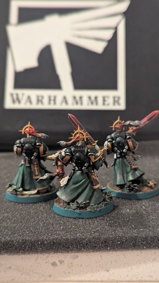 Inner Circle Companions Warhammer 40K Dark Angels Painted Space Marine ...