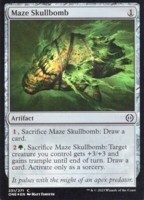 MAZE SKULLBOMB 231/271 FOIL PHYREXIA: ALL WILL BE ONE MTG MAGIC NM | eBay