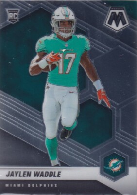 2021 Panini Mosaic Jaylen Waddle Rookie Card #308 | Miami Dolphins RC ...
