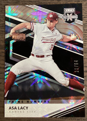 2020 Elite Extra Edition Asa Lacy #4 Prime Numbers Parallel /64 Royals ...