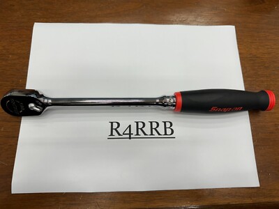 Snap-on Tools USA NEW 3/8" Drive RED Soft Grip LONG Fixed Head Ratchet ...