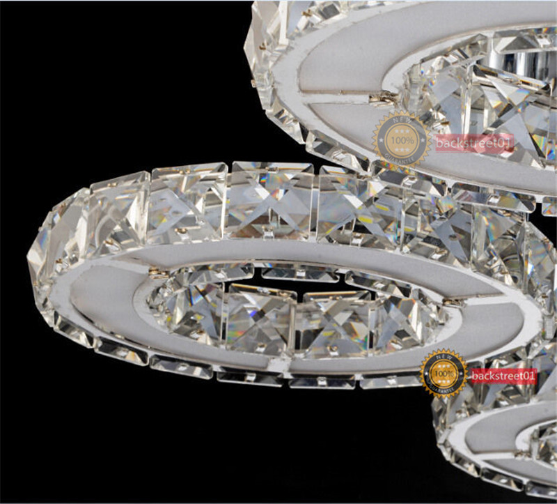 Modern Luxury LED K9 Crystal Ceiling Lamps Pendant Light Living Room Chandelier | eBay